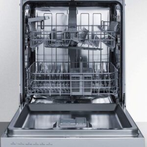 Summit DW2435SS 24"" Built-In Dishwasher with 12 Place Settings Energy Star Certified in Stainless Steel