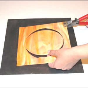 Creator's 18 Inch Large Size Glass Scoring Running Breaking Pad - 18 Inches by 18 Inches - 3/32" Thick - High Grade Neoprene Rubber Mat Cutting Surface