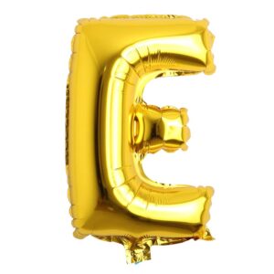 32 inch letter balloons gold alphabet number balloons foil mylar party wedding bachelorette birthday bridal shower graduation anniversary celebration decoration (32 inch e gold)