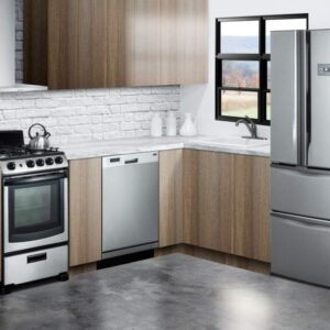 Summit DW2435SS 24"" Built-In Dishwasher with 12 Place Settings Energy Star Certified in Stainless Steel