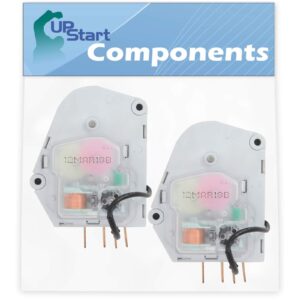 2-pack w10822278 refrigerator defrost timer replacement for whirlpool w4txnwfwq03 refrigerator - compatible with 482493 defrost timer - upstart components brand