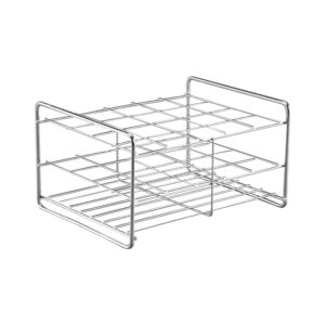 adamas-beta stainless steel test tube rack,20 place,5x4 format,wire constructed,outer diameter permitted of tubes 29-31mm