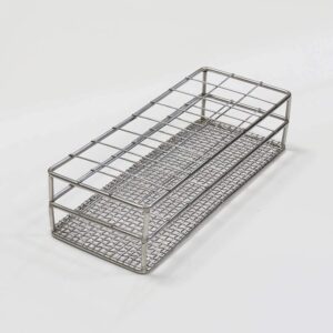 ULAB Stainless Steel Test Tube Rack, Wire Constructed, 24 Places, Suitable for Tubes of Dia.≤25mm, UTR1010