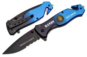 gifts infinity customized custom insert your text on handle, hunting and survival knife, perfect for groomsmen, best man, bachelor party - color code - 300202-po