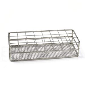 ulab stainless steel test tube rack, wire constructed, 24 places, suitable for tubes of dia.≤25mm, utr1010