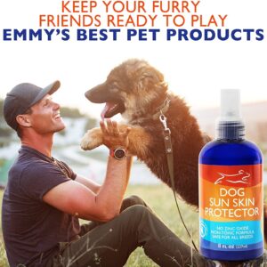 EBPP Dog Sunscreen Sun Skin Protector Spray 8 fl oz - Safe for All Breeds with No Zinc Oxide - Pet Protection and Moisturizer for Skin, Coat, Nose, Ears