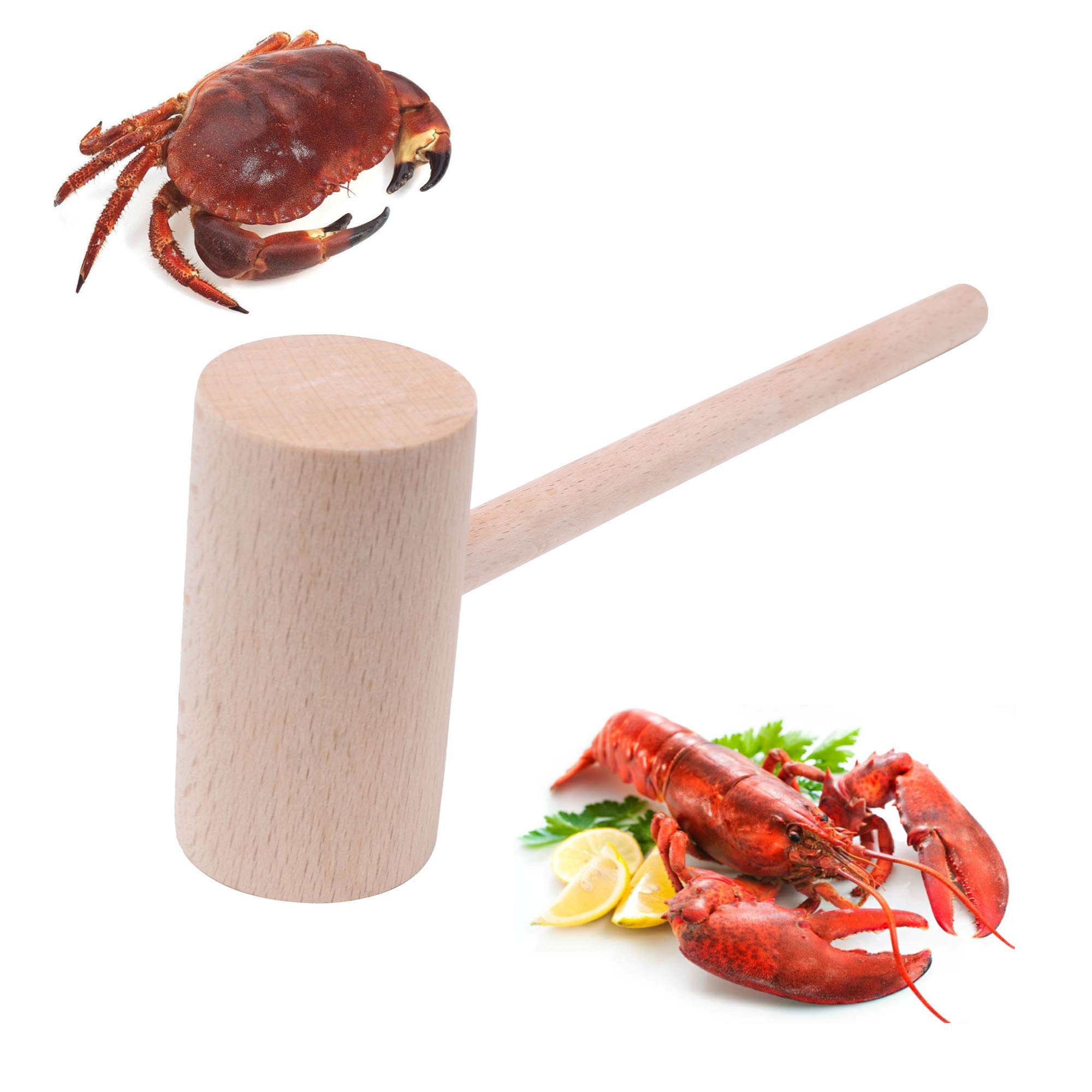 4PCS Wooden Crab or Lobster Mallets