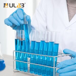 ULAB Stainless Steel Test Tube Rack, Wire Constructed, 24 Places, Suitable for Tubes of Dia.≤25mm, UTR1010