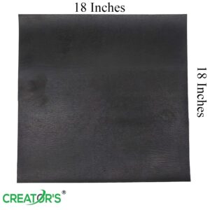 Creator's 18 Inch Large Size Glass Scoring Running Breaking Pad - 18 Inches by 18 Inches - 3/32" Thick - High Grade Neoprene Rubber Mat Cutting Surface