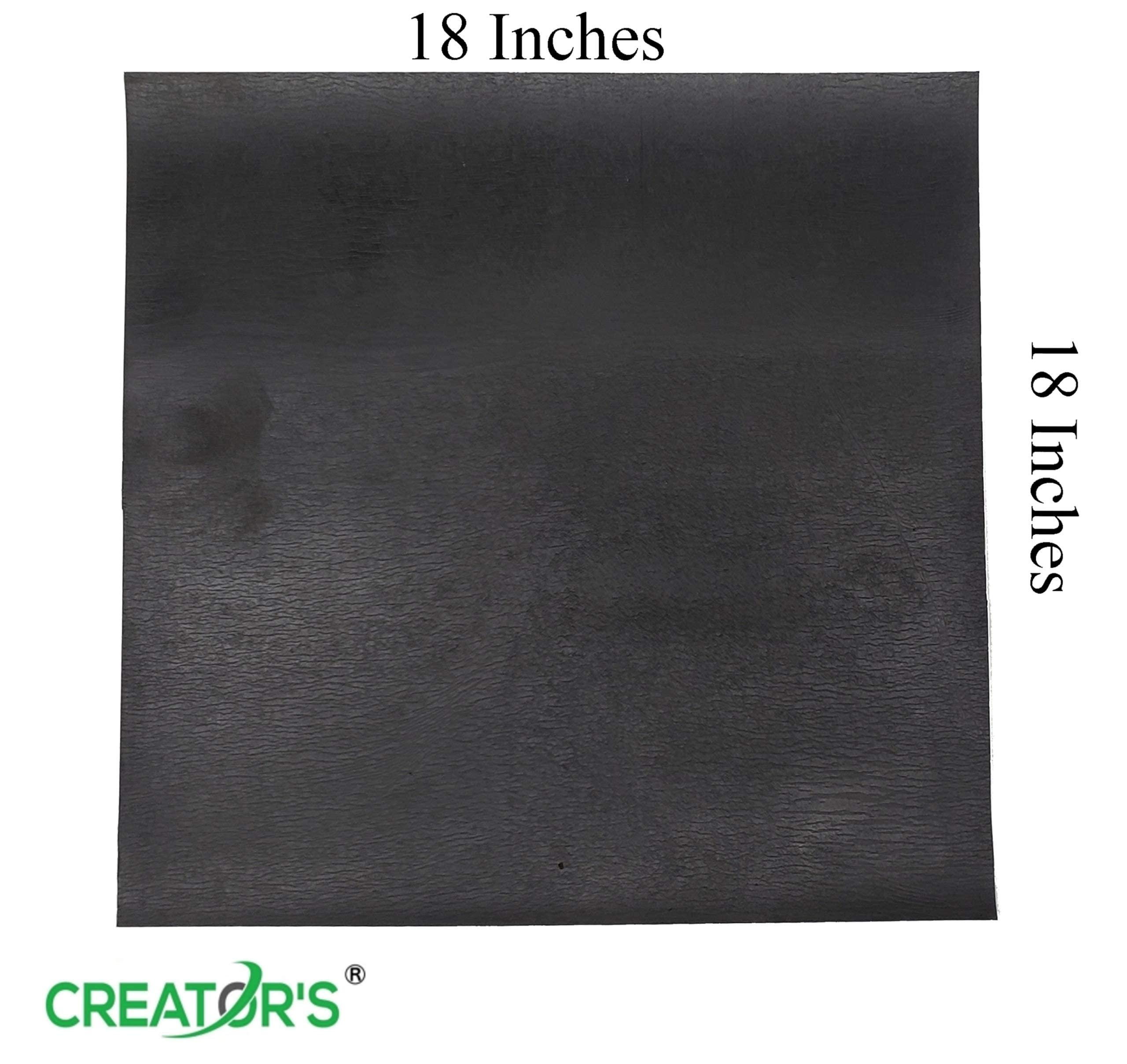 Creator's 18 Inch Large Size Glass Scoring Running Breaking Pad - 18 Inches by 18 Inches - 3/32" Thick - High Grade Neoprene Rubber Mat Cutting Surface