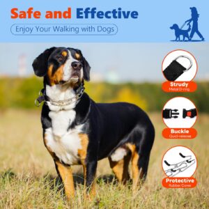 Supet Dog Prong Collar, Adjustable Dog Training Pinch Collar with Quick Release Buckle for Small Medium Large Dogs(Packed with One Extra Links)