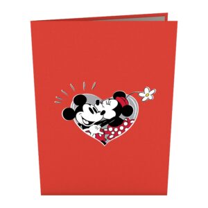 Lovepop Disney Mickey & Minnie In Love Pop Up Card - 3D Valentines Day Card Pop Up Valentines Day Card, Couples Card, Pop Up Greeting Card, Disney Birthday Card