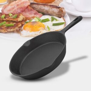 ExcelSteel 10" Cast Iron Skillet,Black,545