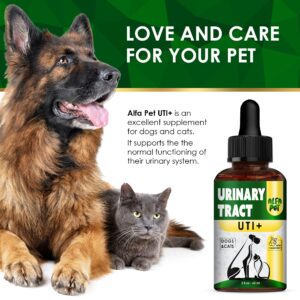 Cat Urinary Tract Infection Treatment • Dog UTI Treatment • Dog & Cat Urinary Supplement • Care for Bladder & Kidney • Herbal Composition • 2 Oz