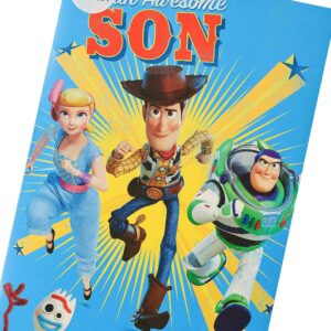 Son Birthday Card - Birthday Card for Son - Kids Birthday Card - Toy Story 4 Card - Disney Birthday Card - Giftcard for Kids - Toy Story Birthday Gifts