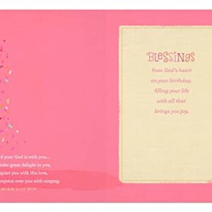 DaySpring - Colors of Compassion - You are God's Delight - Friendship Birthday - 6 Premium Birthday Cards with Envelopes, NIV (39862)