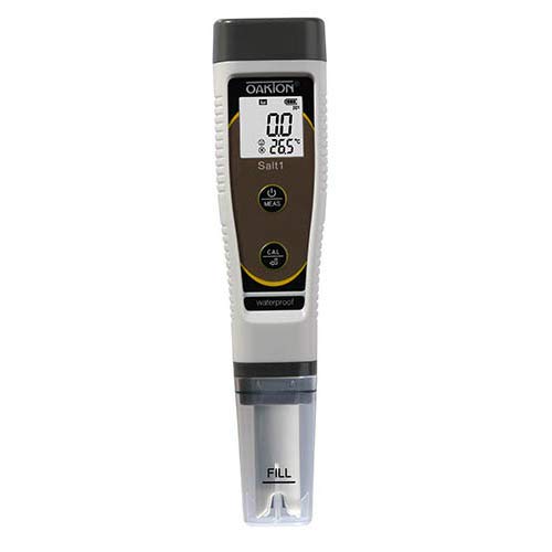 Oakton Instruments WD-35634-12 EcoTestr Salt1 Waterproof Pocket Tester, 0.0 PPT - 10.0 PPT Salinity