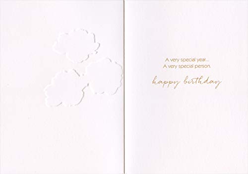 Pictura Shimmering Rose Bouquet Sara Miller Feminine 60th Birthday Card for Her/Woman