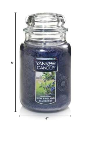 New England Blueberry Large Jar Candle,Fresh Scent