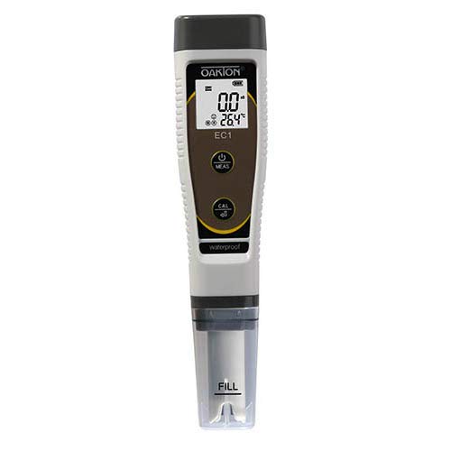 Oakton Instruments WD-35634-06 EcoTestr EC1 Waterproof Pocket Tester, 0.00-20.00 mS/cm Conductivity