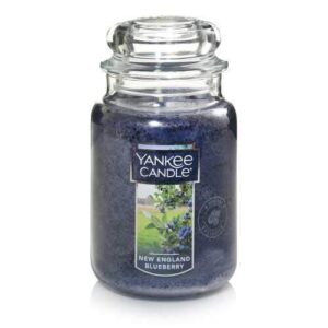 new england blueberry large jar candle,fresh scent