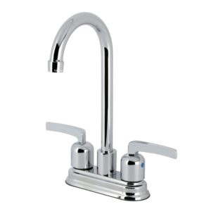 kingston brass kb8491efl centurion bar faucet, polished chrome, 4-3/4" spout reach