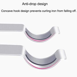 Buwico BUBM Wall Mount Holder for Dyson Airwrap Styler,Aluminum Alloy Wall Storage Organizer Stand Rack for Dyson Airwrap Pre-Styling Dryer (Only the Holder is sold, Not Included Hair Dryer)