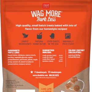 Cloud Star Wag More Bark Less Soft Chews Grain Free Dog Treats, Peanut Butter & Apples, 20 oz. Pouch