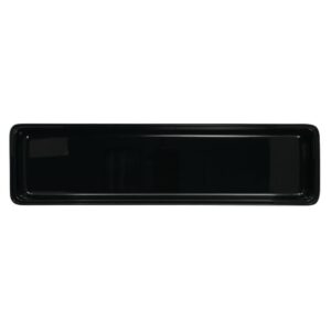 HUBERT Food Pan Black Acrylic - 30" L x 8" W x 2" D