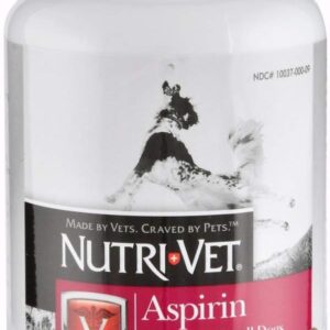 Nutri-Vet K9 Aspirin 120mg Liver Chewables for Small Dogs 100 count - 3 Pack