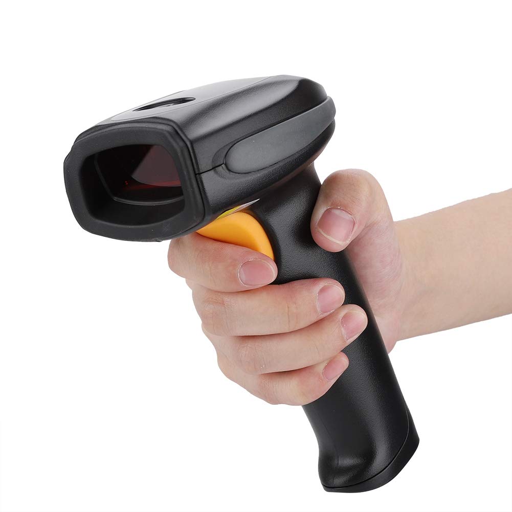 433MHz Barcode Scanner Handheld 32-Bit Barcode Decoder Reader with Charging Base Accurate and Fast Reading Pour PC/Notebook FG-WX2800C