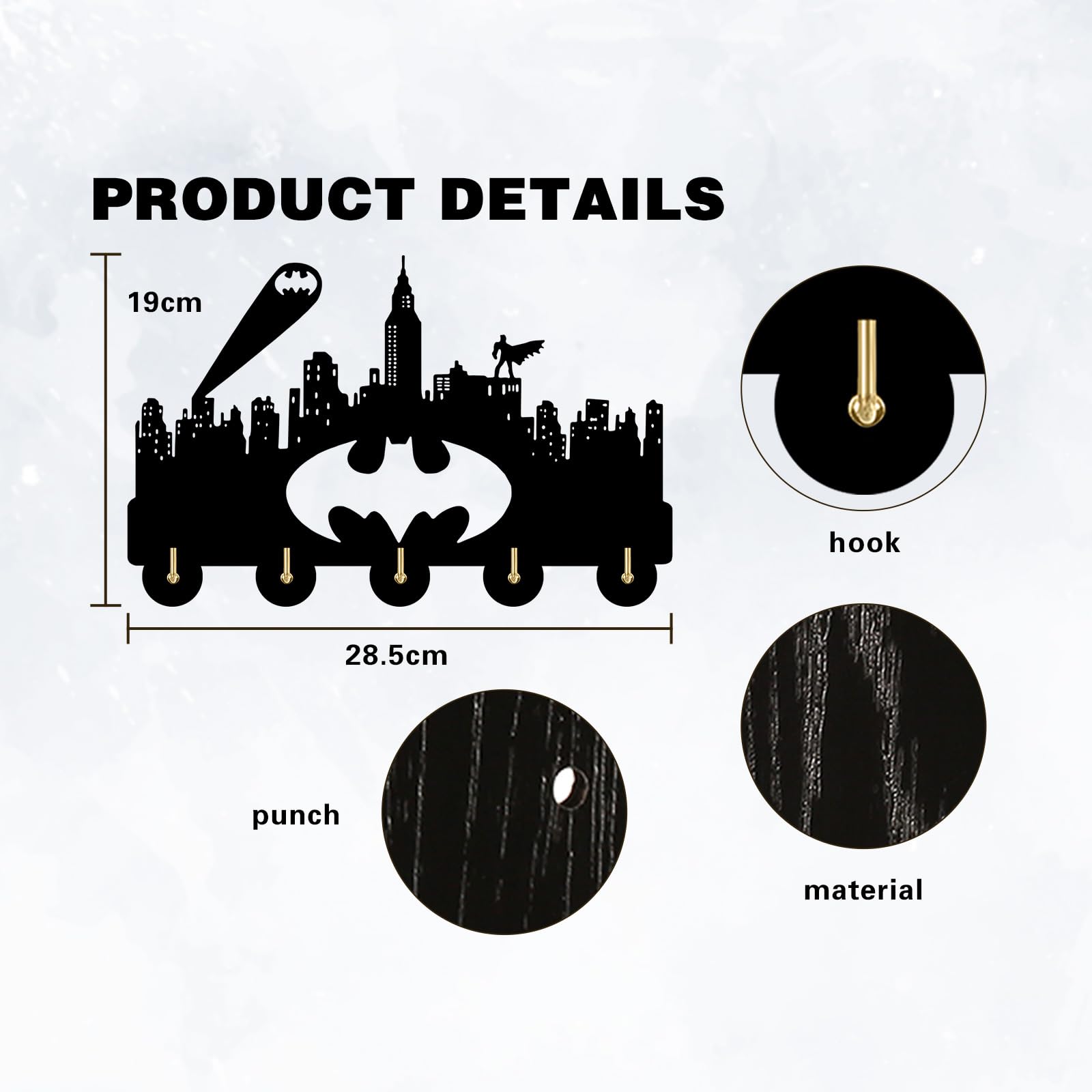 Batman key hooks decorative for wall key hooks hanging keys key hooks hanging keys small key hooks for wall key hooks for wall black key hooks black key hooks hanging keys