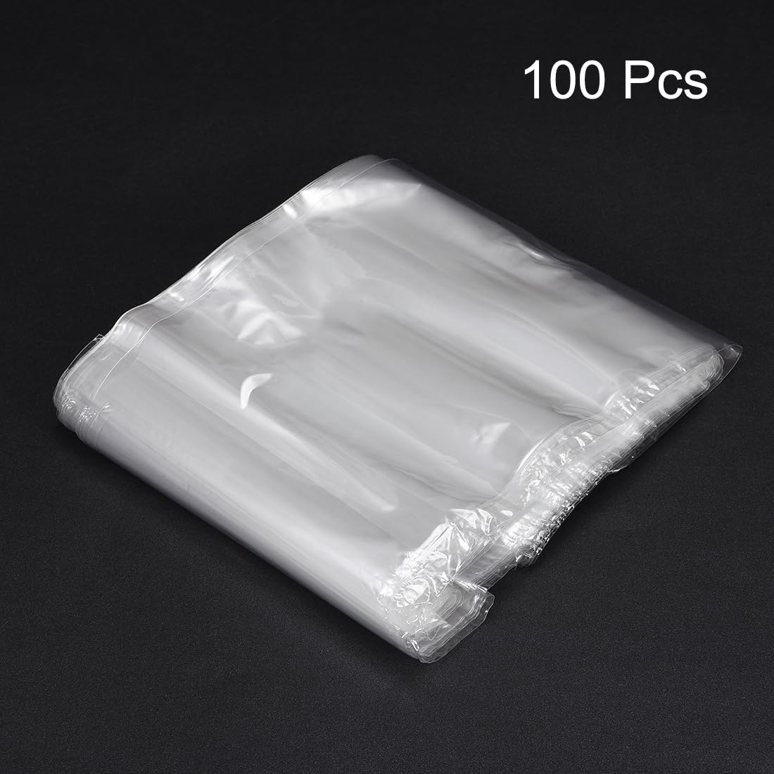 uxcell Shrink Wrap Bags, 9 x 5 inch 100pcs Shrinkable Wrapping Packaging Bags Transparent Industrial Packaging Sealer Bags