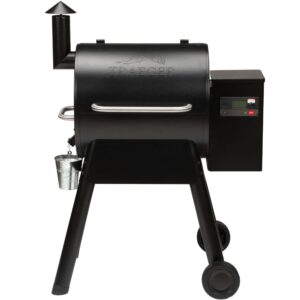 traeger grills pro 575 electric wood pellet grill and smoker, black, 572 square inches cook area, 500 degree max temperature, meat probe, 6 in 1 bbq grill with wifi and app connectivity