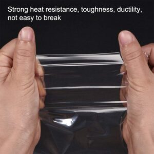 uxcell Shrink Wrap Bags, 9 x 5 inch 100pcs Shrinkable Wrapping Packaging Bags Transparent Industrial Packaging Sealer Bags