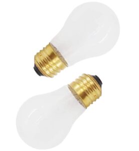 ami parts 8009 bulb 40w 130v e26 replacement light specially designed to withstand extreme temperatures often used to light the inside of refrigerators and ranges (2pcs)