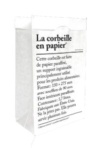 be-poles collection l'article la corbeille en papier l the small paper basket - 8 pack