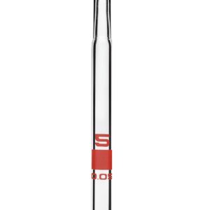 EISCO Serological Pipette, 5ml - Class A, Tolerance ±0.030ml - White Graduations - Color Code, Red - Calibrated for Delivery to Jet - Borosilicate Glass