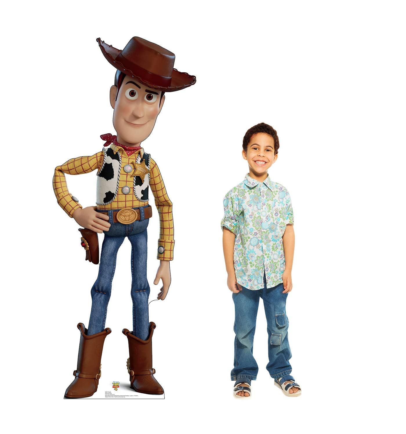 Cardboard People Woody Life Size Cardboard Cutout Standup - Disney Pixar Toy Story 4 (2019 Film)