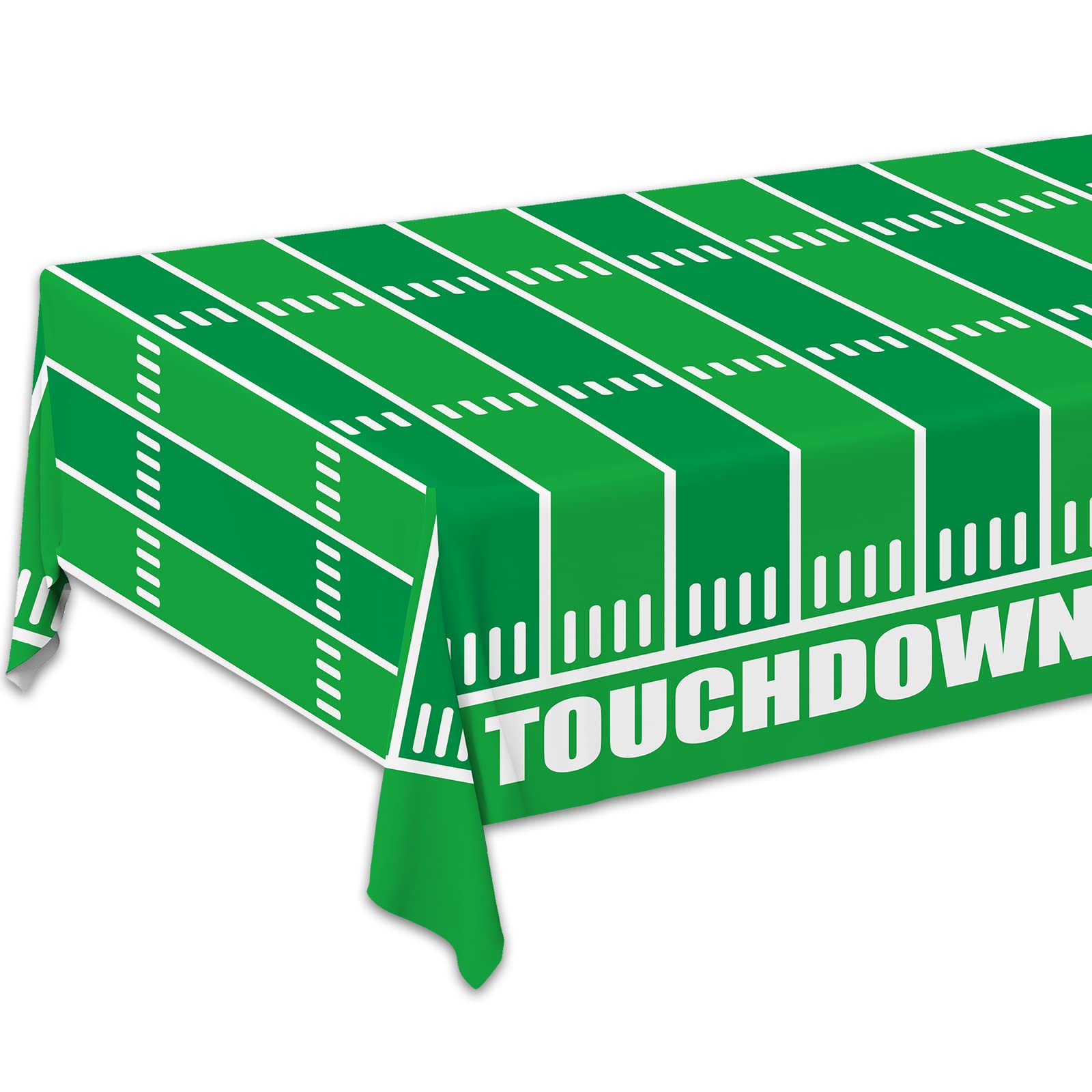 Gatherfun Football Theme Party Disposable Tablecloth Plastic Touchdown Table Cover for Birthday Party Football Party Games Decoration 54 X 108Inch 3 Pack