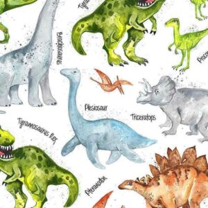 timeless treasures fabrics dino trek dinosaurs and names