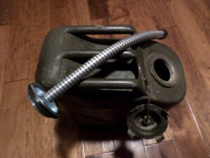 montree shop military jerry can gas nozzle spout 5 gal flexible metal can not included