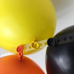 Latex Balloons 60 Pack 12 inches Black,yellow,orange Balloons,Birthday, Wedding, Baby Shower, Party Decoration