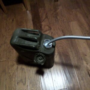 Montree Shop Military Jerry CAN Gas Nozzle SPOUT 5 GAL Flexible Metal CAN NOT Included