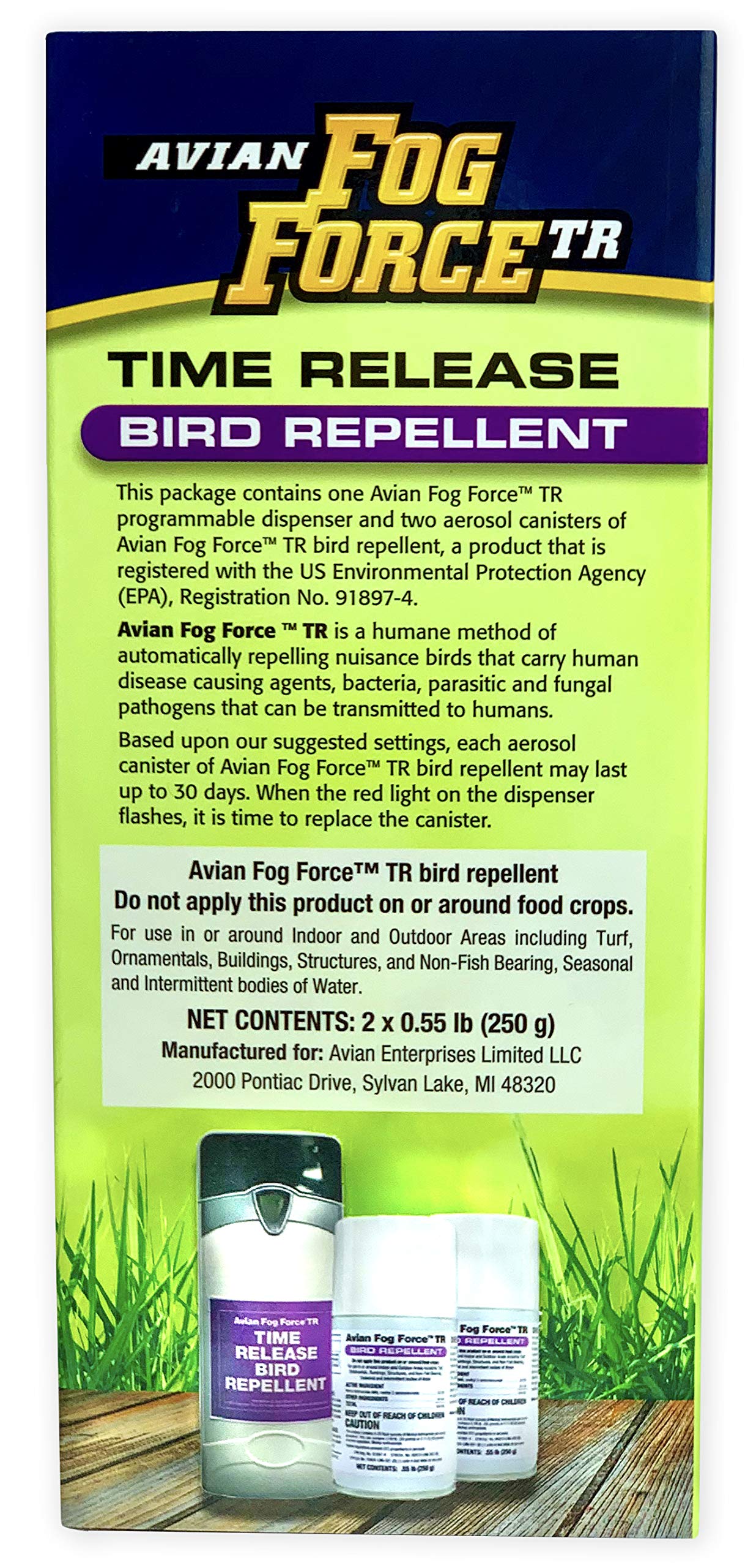 Avian Fog Force TR Bird Repellent System