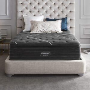 beautyrest black 16 inch queen c-class plush pillow top premium pocketed coil mattress with cooling technology