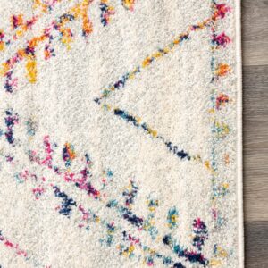 nuLOOM Geometric Cherelle Area Rug, 7x9, Multi