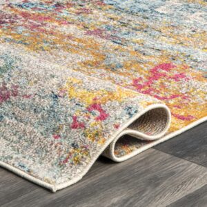 nuLOOM Monet Modern Abstract Area Rug, 5x8, Multi