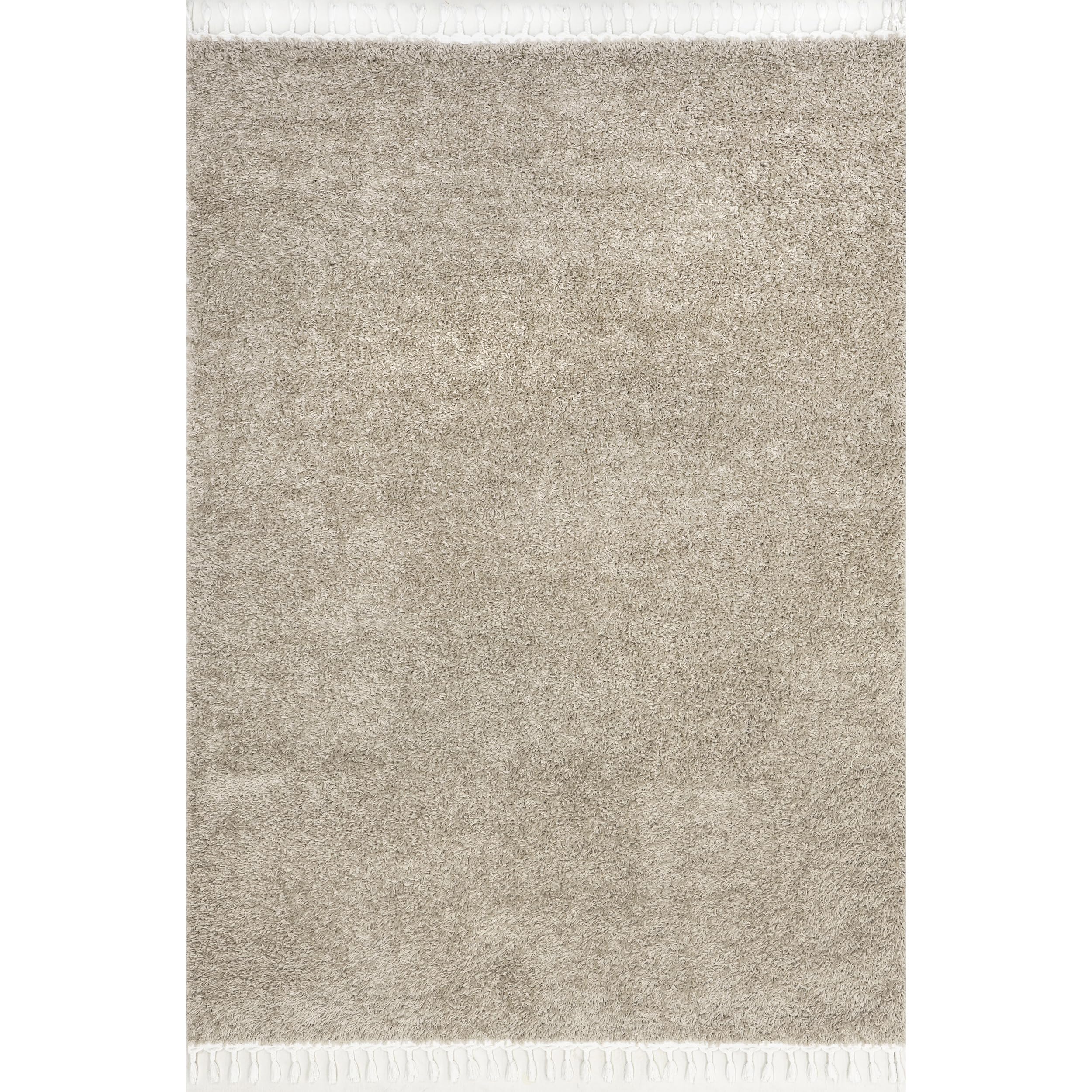 nuLOOM Neva Modern Tasseled Shag Area Rug, 4x6, Beige