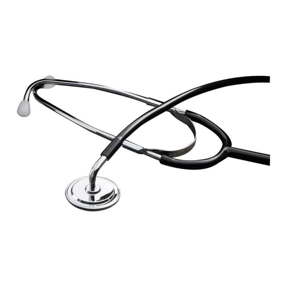 Dukal TEC 1211 Tech-Med Bowles Stethoscope, 22" Size, Black